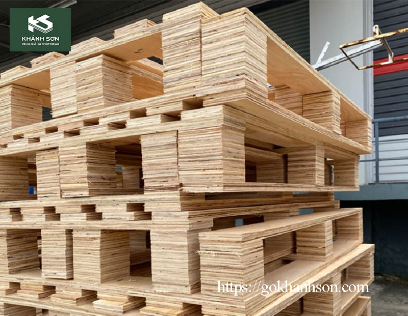 Sản xuất chân cục pallet gỗ ép chất lượng cao theo tiêu chuẩn ISO ...